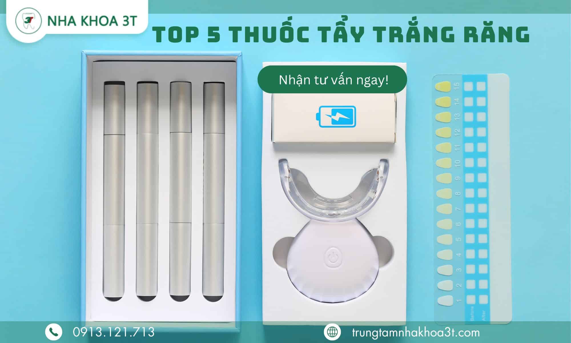 TOP 4 Các Loại Thuốc Tẩy Trắng Răng Tại Nhà An Toàn Và Hiệu Quả